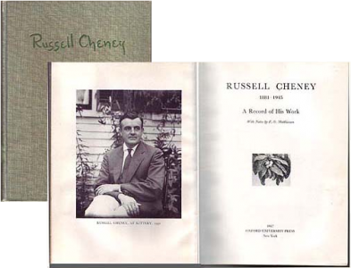 Matthiessen Catalog | Russell Cheney – American Painter 1881-1945