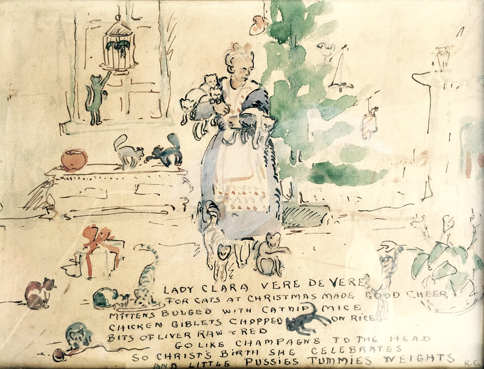 Gallery: Cat Christmas Cartoons | Russell Cheney – American Painter ...